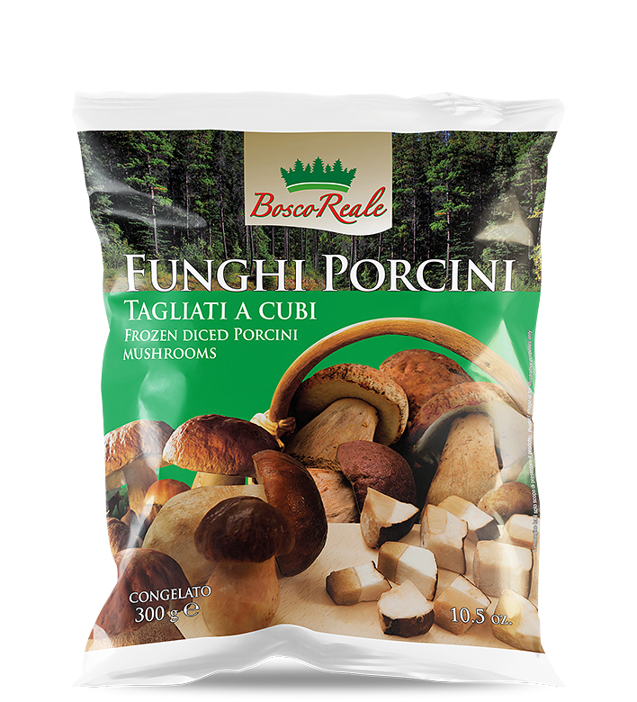 Diced Porcini Mushrooms 300 g Bosco Reale - Asiago Food
